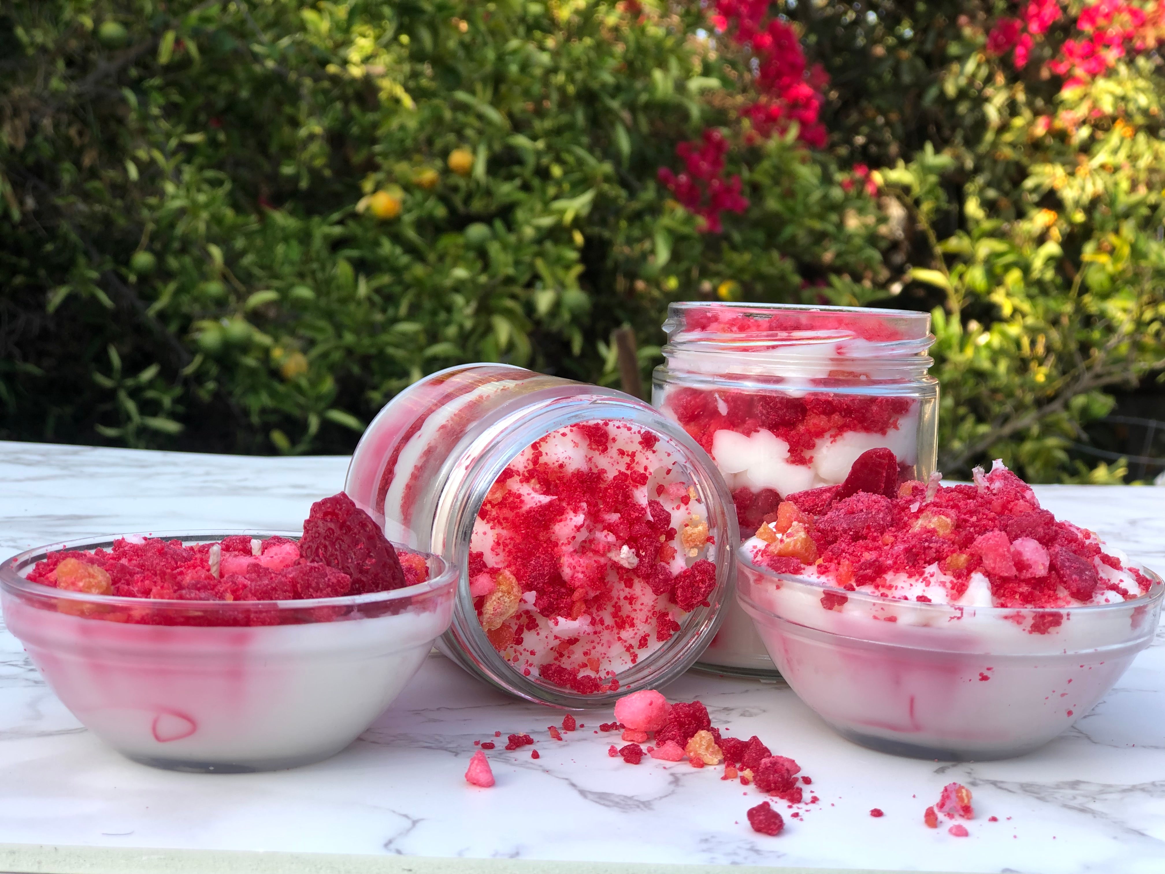 Strawberry Shortcake Candle – Lush Hills Candle Co.